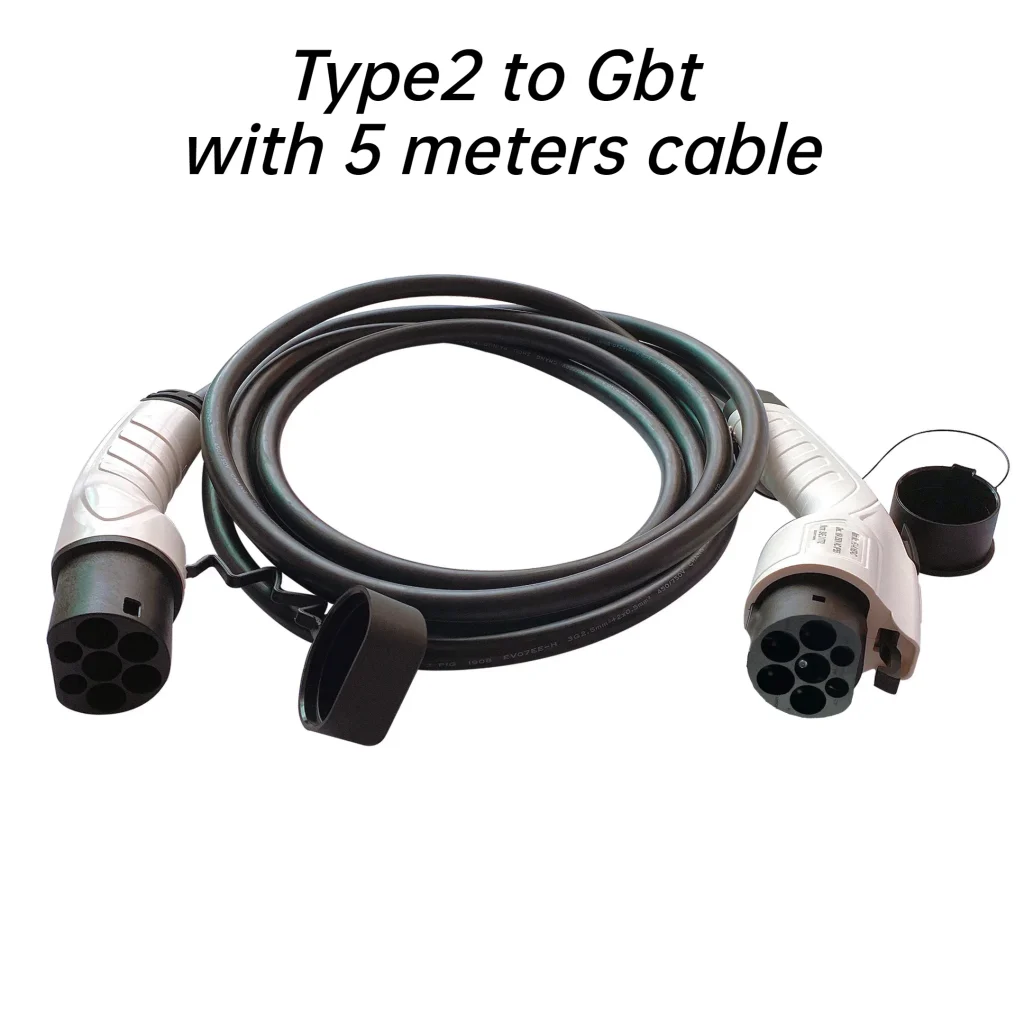 32A 7.4KW 22KW Type2 to GB/T EV Charging Cable 5 Meters for BYD Car ...